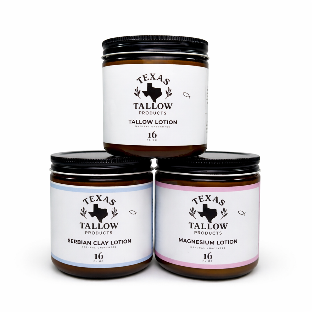 Beef Tallow Lotion | Natural Body Lotion | Texas Tallow Products